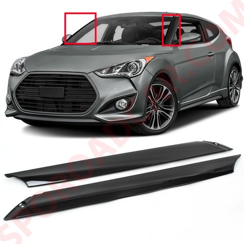 Front Windshield A Pillar Trim LH RH 2P for 2011-17 Hyundai Veloster ...