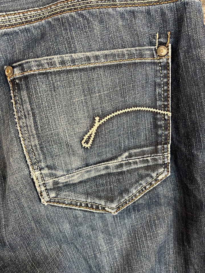 G-Star RAW 3301 Porter Straight Jeans 32x34 Blue Mid Wash Classic Denim ...