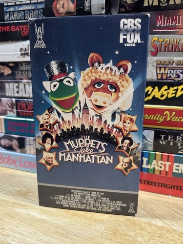 The Muppets Take Manhattan VHS Tape 1985 CBS Fox Release Puppets Movie ...