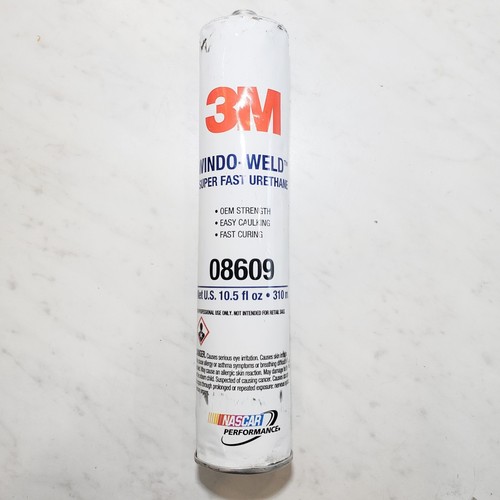 3M 08609 Windo-Weld Super Fast Urethane Auto Glass Bonding Black 10.5 ...