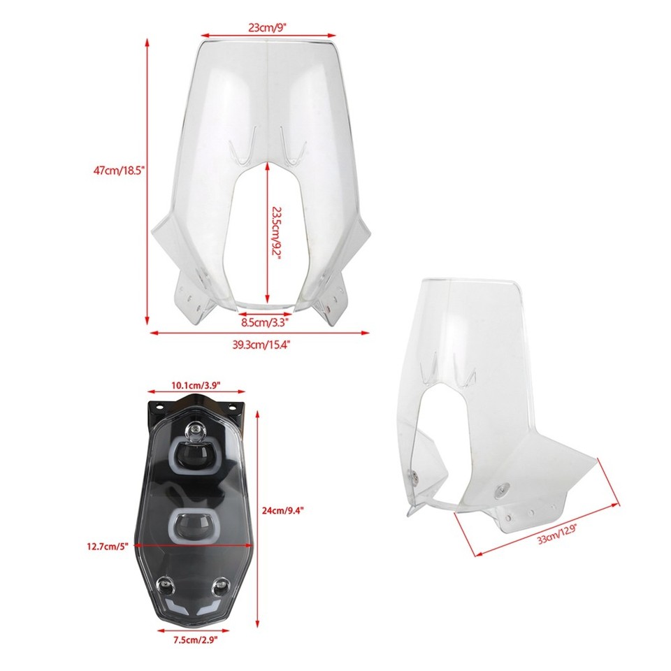 Windshield Headlight For KTM 690 Enduro R 450 Rally Replica 790 890 ...