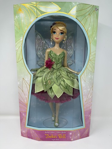 Disney Limited Edition 17" Tinkerbell Doll 75th Anniversary Peter Pan ...