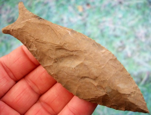 Super Fine 4 7/16 inch Kentucky Paleo Beaver Lake Point Insight COA Arrowheads | eBay