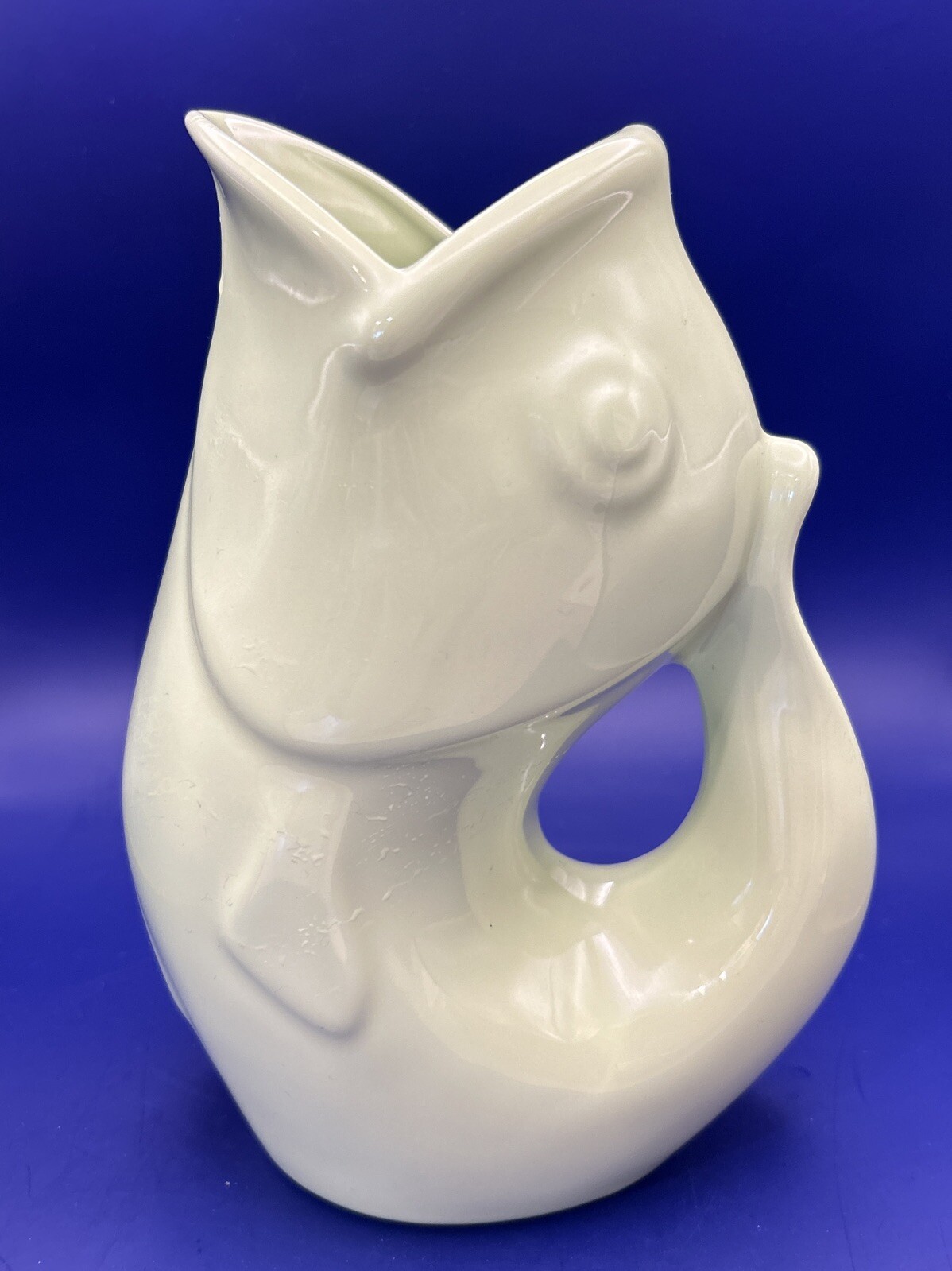 Gurgle Pot Large 42 oz Green Lime Kiwi Fish Water Jug | eBay