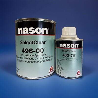 NASON SelectClear QUART Kit 496-00 activator 483-79 Urethane Spot Clear ...