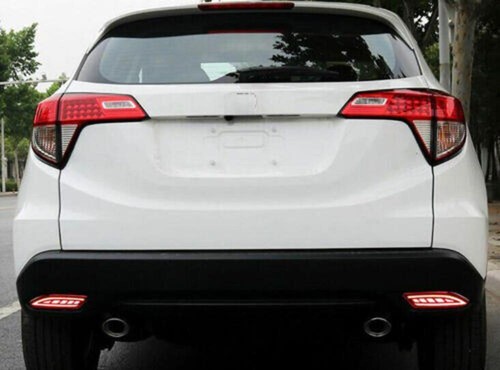 For Honda HR-V HRV 2015-22 Black House Led Rear Bumper Fog Light Turn ...