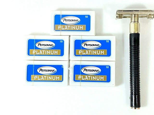 Israeli Personna Stainless Steel Double Edge 100 Blades Platinum for ...