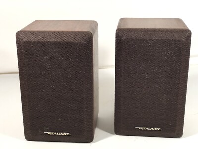 Vintage Realistic Minimus 7W Speakers Cat No 40-2039C Walnut Wood 8 ...