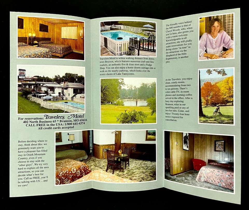 1990s Travelers Motel Ozark Country Branson Missouri Vintage Travel ...