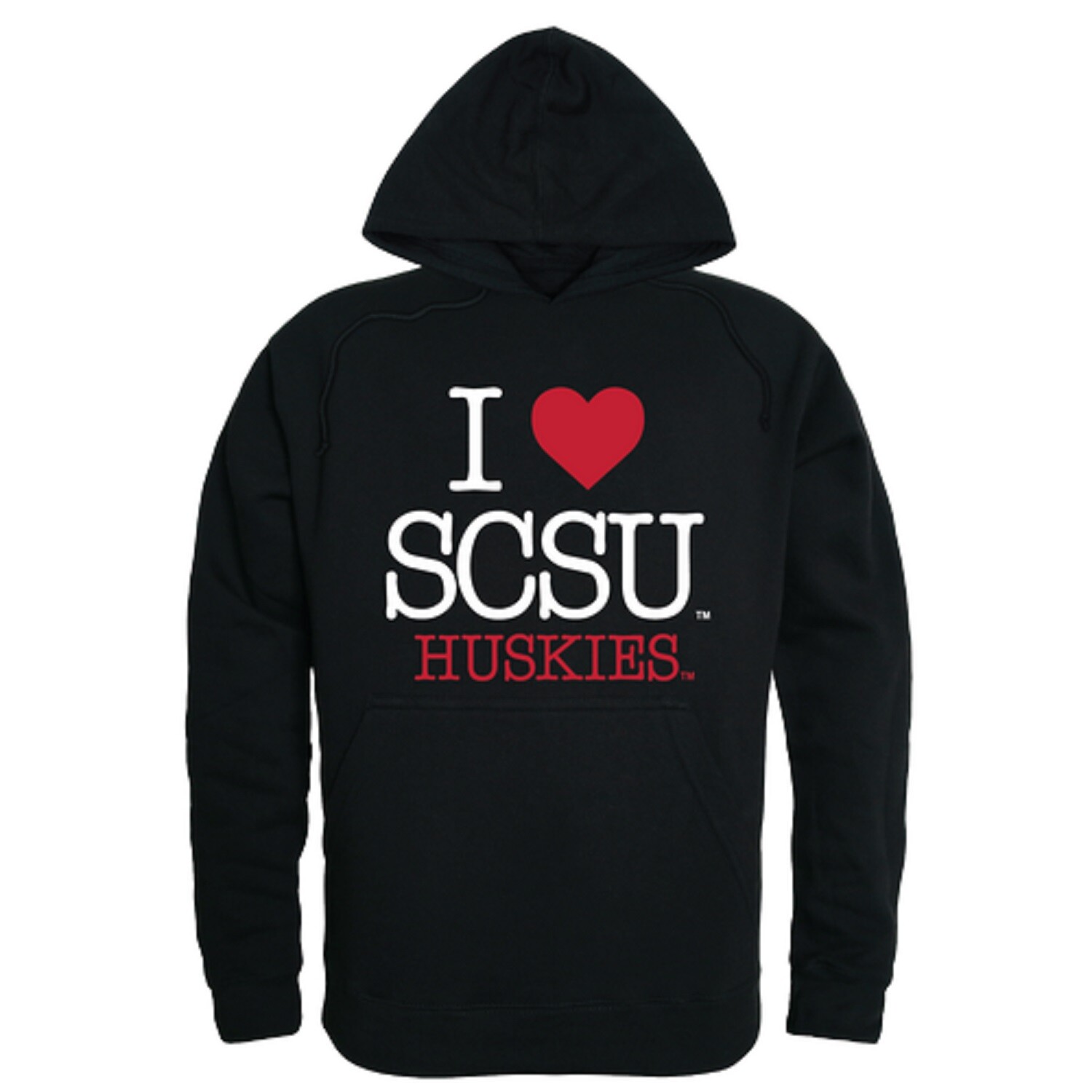 St Cloud State University Huskies SCSU NCAA College I Love Hoodie ...