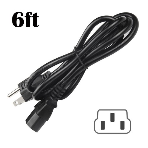 6ft AC IN Power Adapter Cord Cable Lead Plug For Sony KDL-40SL130 KLV ...