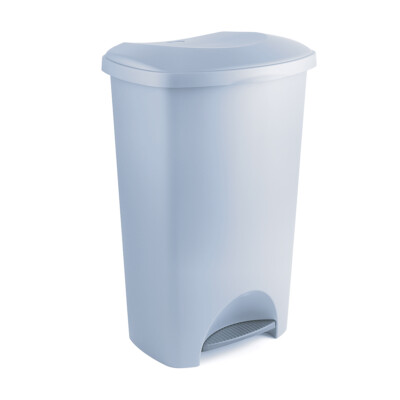 Addis Eco Made 100% Recycled Plastic Kitchen Pedal Bin 50L Light Grey ...