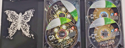 Bioshock Ultimate Rapture Edition Xbox 360 4 Discs Original Sticker ...