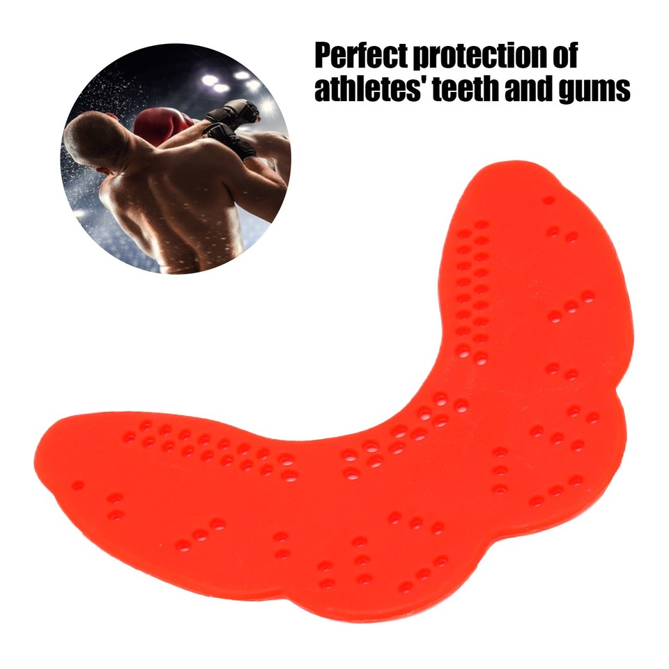 (red)Boxing Mouth Guard Stable Practical Sports Dental Guard Teeth Gum ...