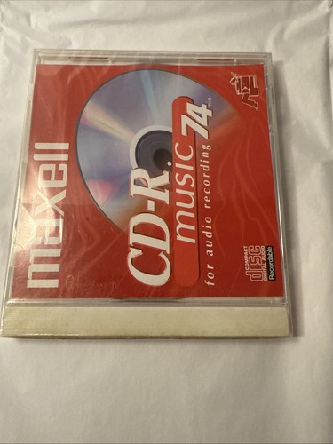 Maxell CD-R Music 74 min for audio recording Blank Media NOS Sealed | eBay