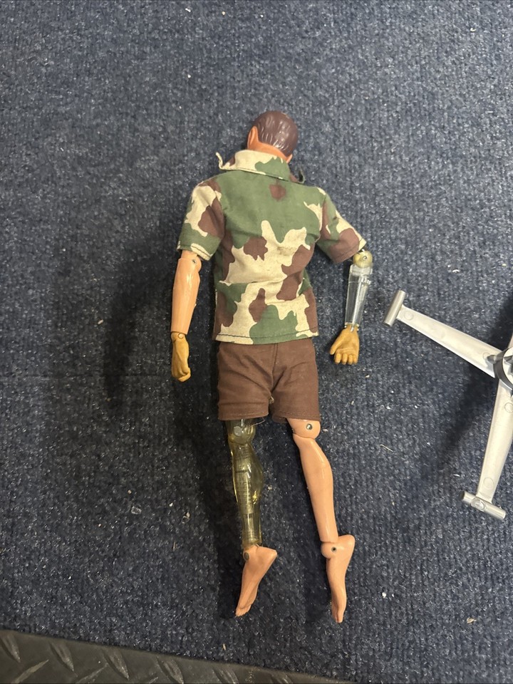 A2 GI Joe Adventure Team Mike Powers Atomic Man Hasbro damage 1970's ...