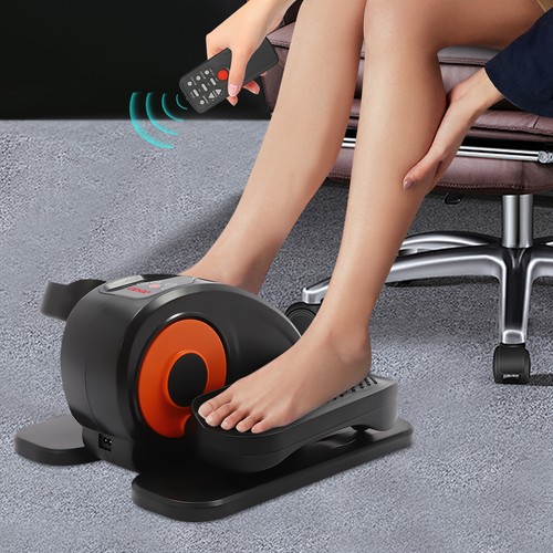 Under Desk Elliptical Machine Portable Pedal Ellipse Leg Exerciser LED ...