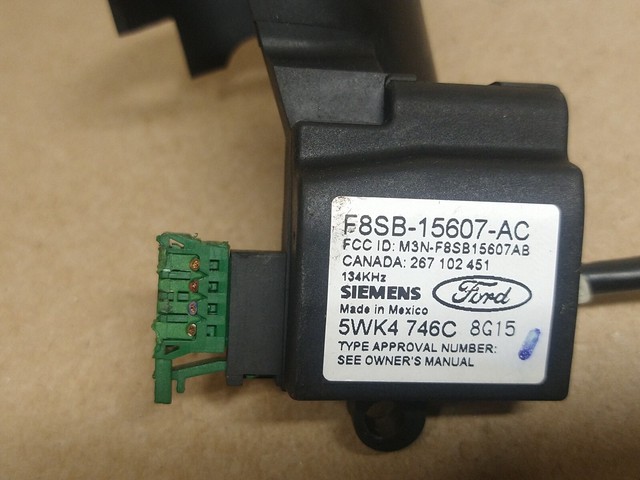 98 Ford Mustang Immobilizer Pats Theft Module Transponder F8sb-15607-ac ...