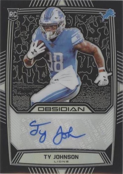 2019 Panini Obsidian - Rookie Autographs #RA-TJO Ty Johnson /150 (AU ...