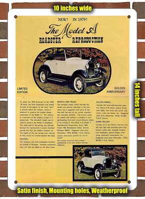 Metal Sign - 1979 Shay Model A (Sign Variant #2) | eBay