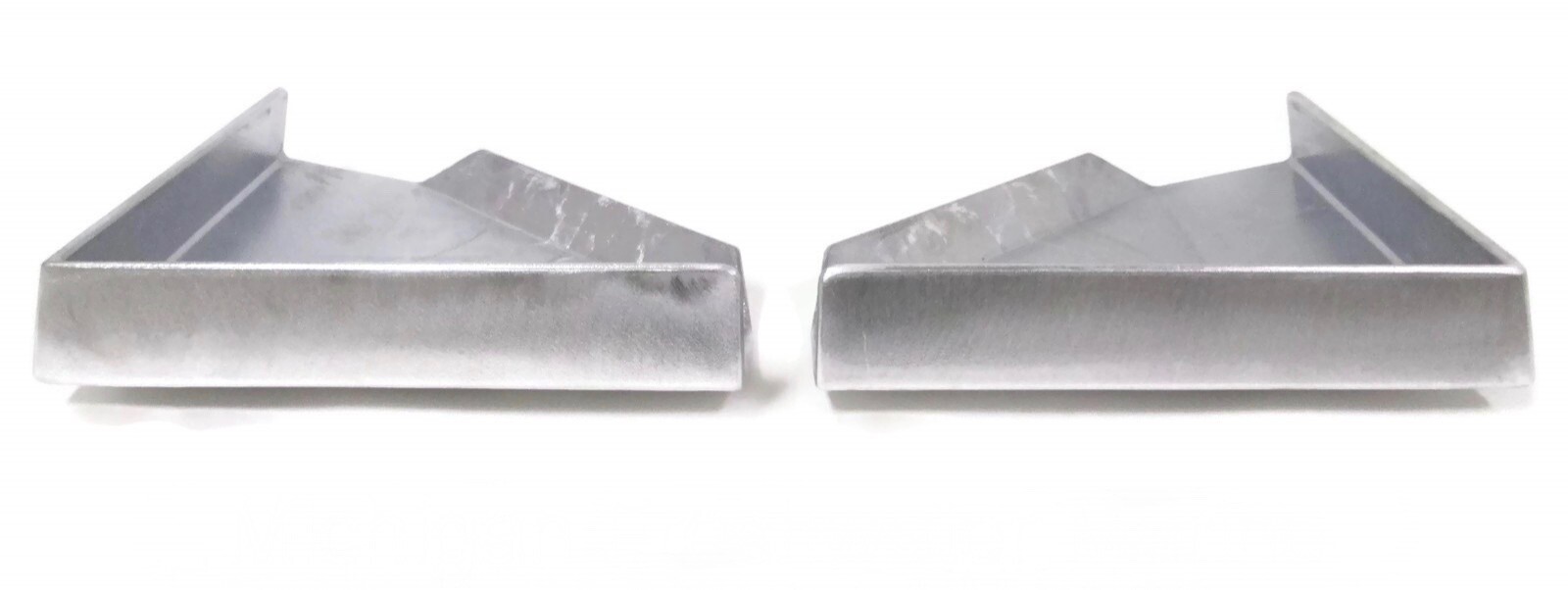 Heavy Duty Cast Aluminum Boat Transom Corner Brackets End Cap Covers ...