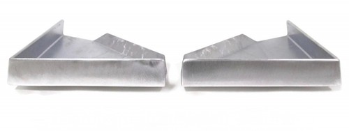 Heavy Duty Cast Aluminum Boat Transom Corner Brackets End Cap Covers ...