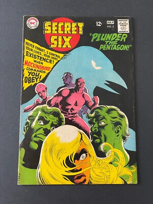 Secret Six #2 - Plunder the Pentagon (DC, 1968) Fine/VF | eBay