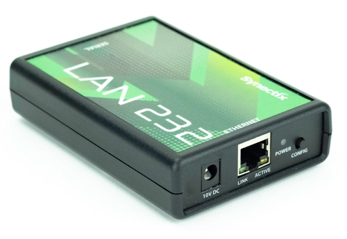 Synectix LAN-232 Single Port Serial to Ethernet Converter Adapter | eBay