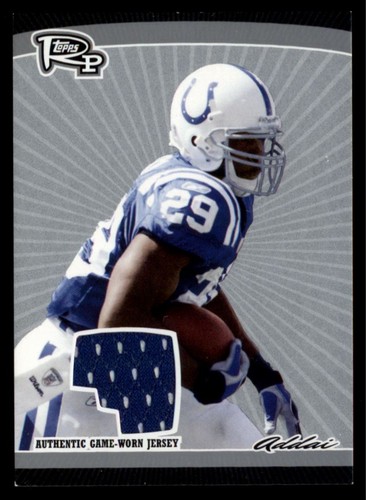 2008 Topps Rookie Progression Game Worn Jerseys Silver Joseph Addai 057 ...