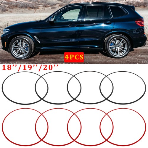 4X Alloy Wheel Rim Protector Wheels Rim Cover Tire Trim Rings For X3 X4 ...