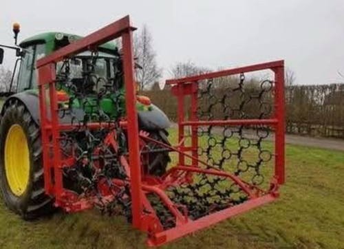 Chain Harrows, Heavy Duty Hydraulic Folding Tractor Mounted 3M 4M 5M 6M ...