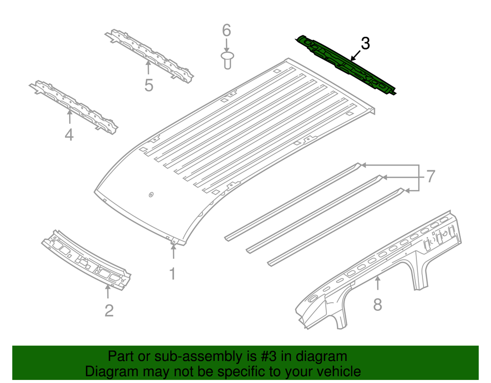 Genuine Ford Rear Header 9T1Z-6141302-A | eBay