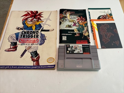 Chrono Trigger (SNES) Cart, Maps, Poster, & Guide Great Shape ...