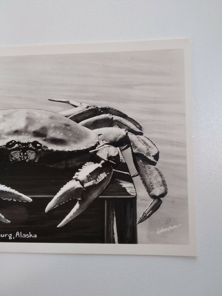 Alaska RPPC Postcard Mid 1900s Original Rare Petersburg Famous Crab | eBay