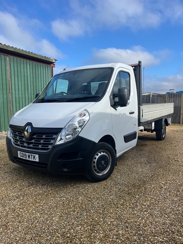 2019 RENAULT MASTER DROPSIDE TRUCK VAN*NOT TIPPER*1 OWNER*84,000 MILES ...