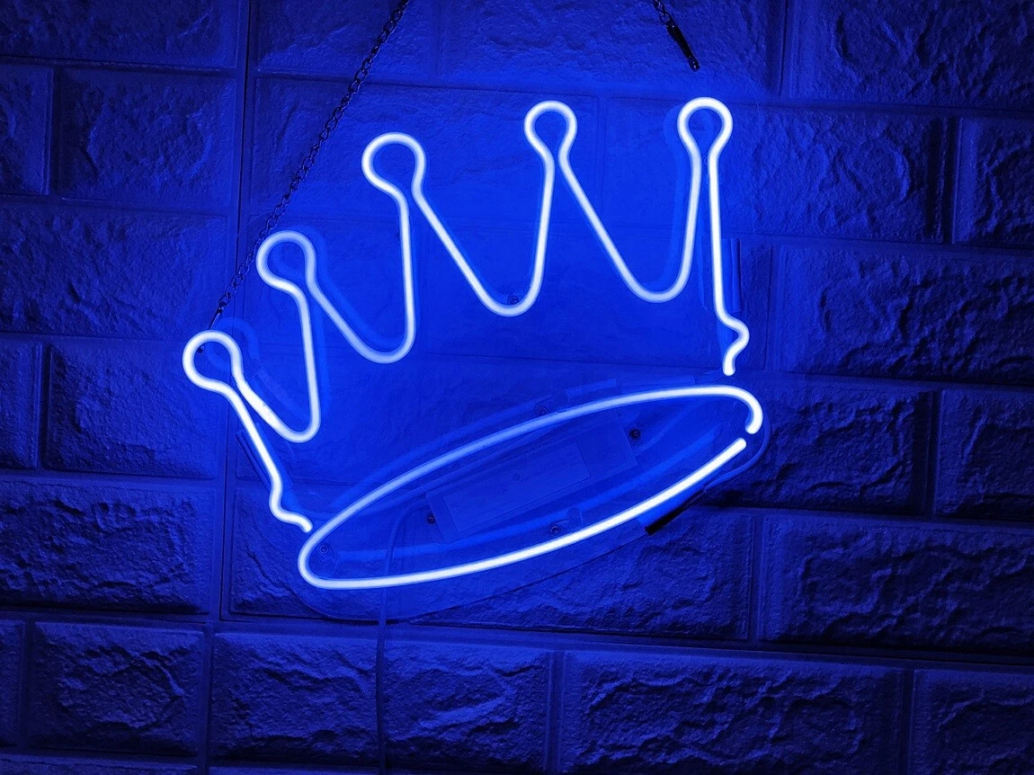 Blue Neon Sign