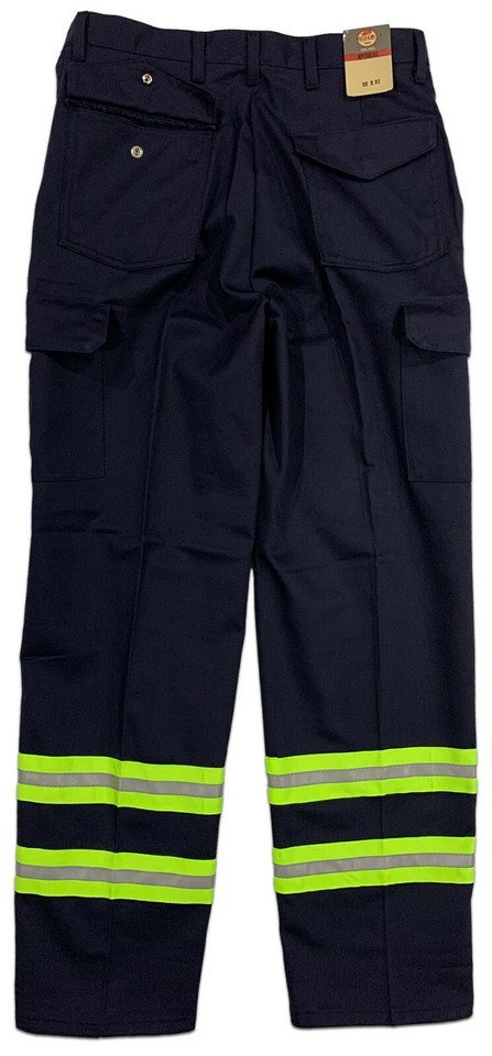 Red Kap Pants Reflective High Visibility (Hi Vis) Cargo Pocket Work ...