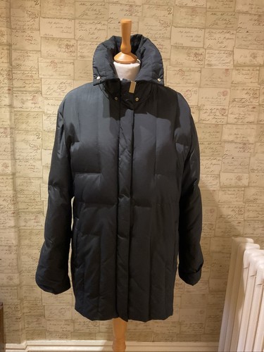 Basler Ladies Quilted Down Jacket Size 16 w hood Lightweight Excellent ...