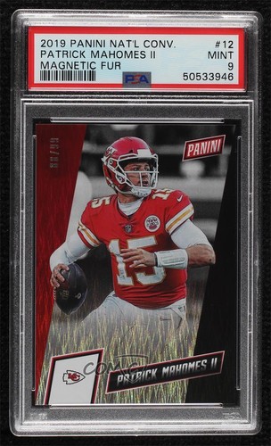 2019 Panini National Convention - Magnetic Fur #12 Patrick Mahomes II ...