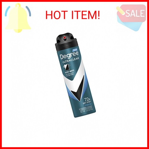 Degree Men UltraClear Antiperspirant Deodorant Dry Spray Fresh 72-Hour ...