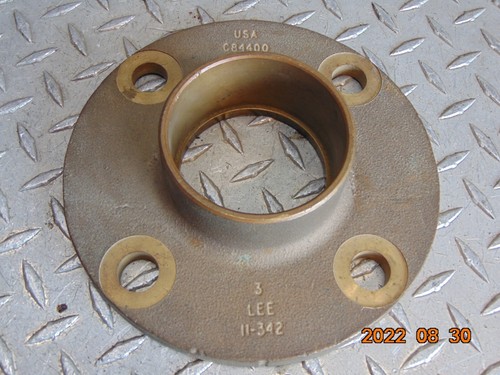 NEW LEE 11-342 3" 4-BOLT FLANGE C84400 125LB | eBay
