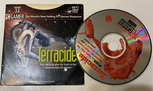 PC Gamer Vintage Demo CD 3.6 Sept 1997 - Demos of Terracide, Panzer ...
