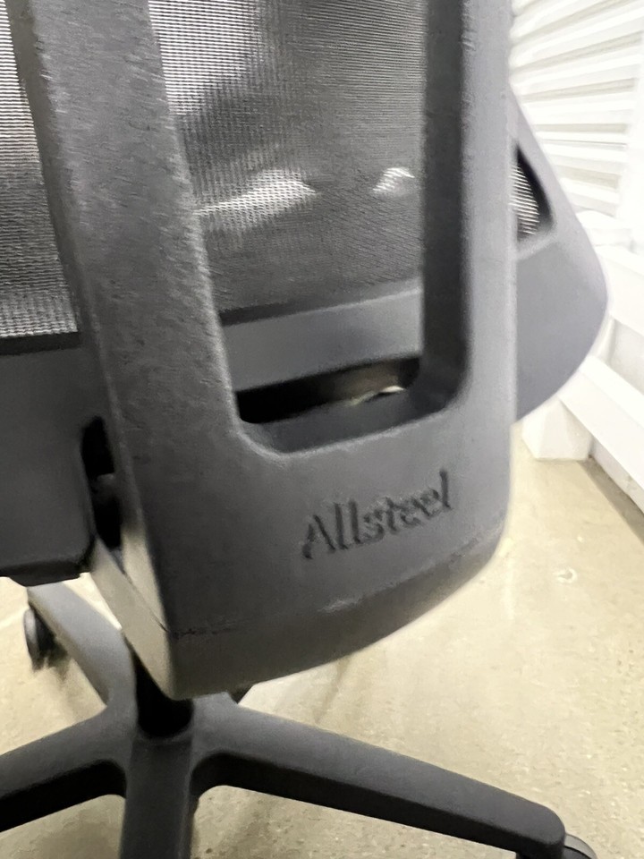 Allsteel Acuity Ergonomic Adjustable Black Office Desk Work Chair in ...