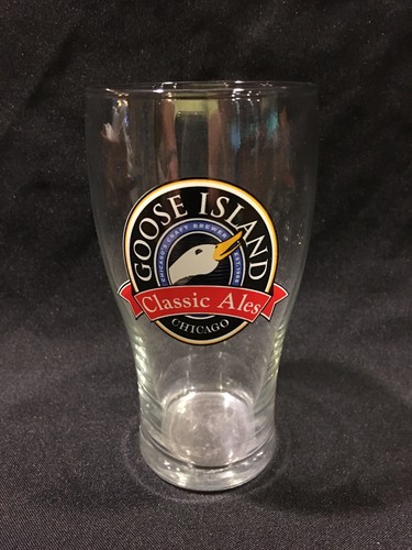 Goose Island Beer Company Pint Glass – Chicago – New | eBay