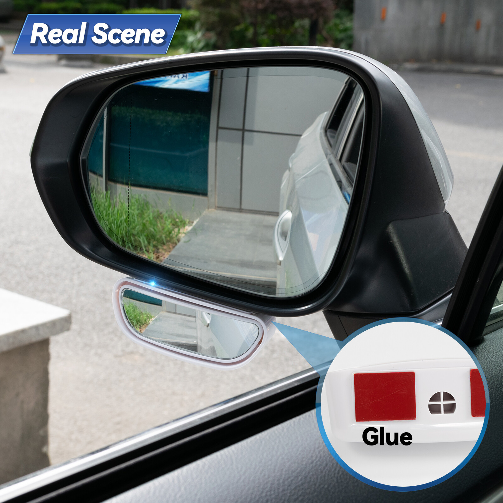 2Pcs Car Blind Spot Wide Angle Mirrors Side Clear Vision Adjustable Universal | eBay Australia
