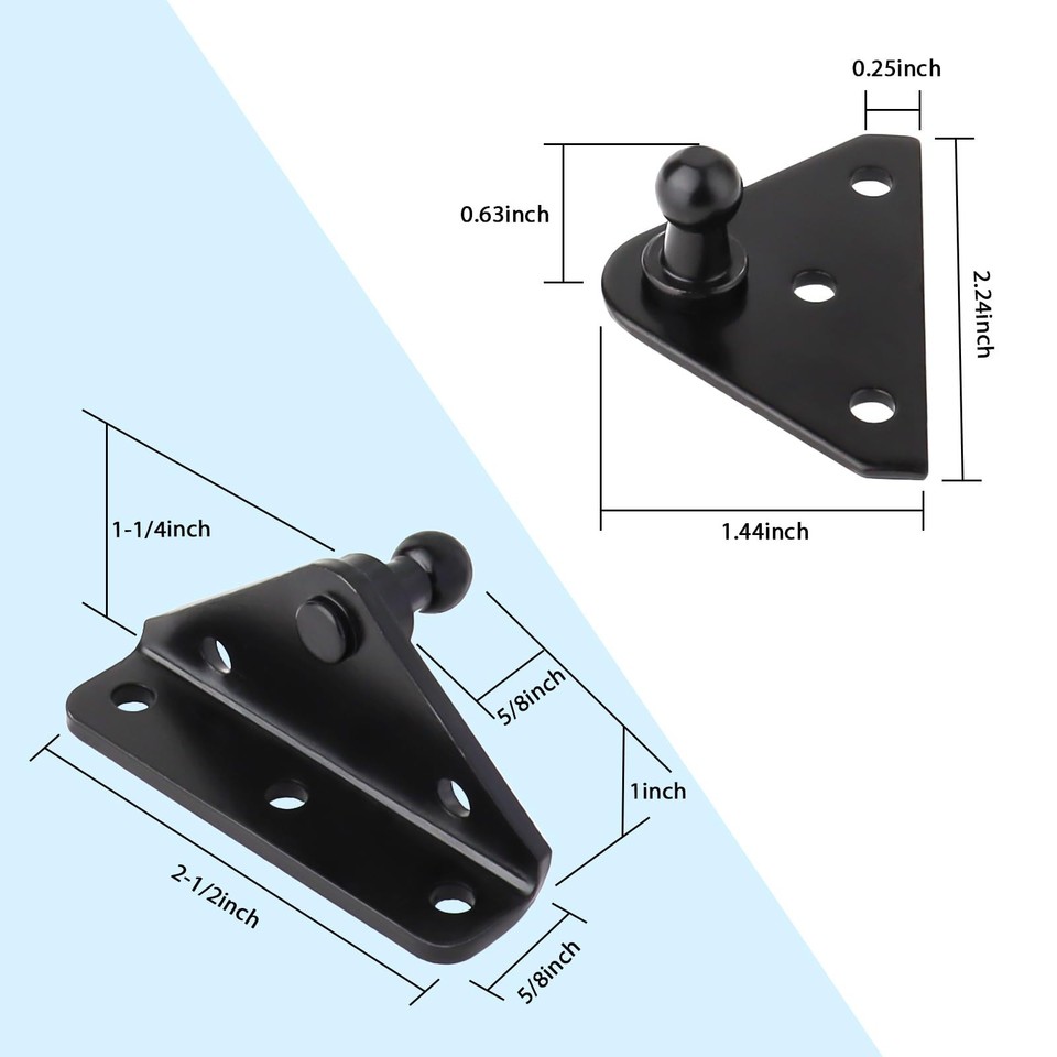 10MM Ball Stud Mounting Bracket for Gas Struts Lift Supports Shocks ...