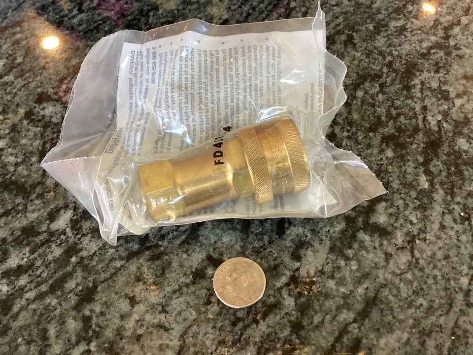 eaton aeroquip FD45-1101-04-04 parker BH2-60 hydraulic disconnect ...