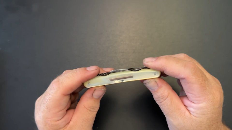 Private Listing. Vintage, IXL George Wostenholm, (4) Blade MOP Pocket ...