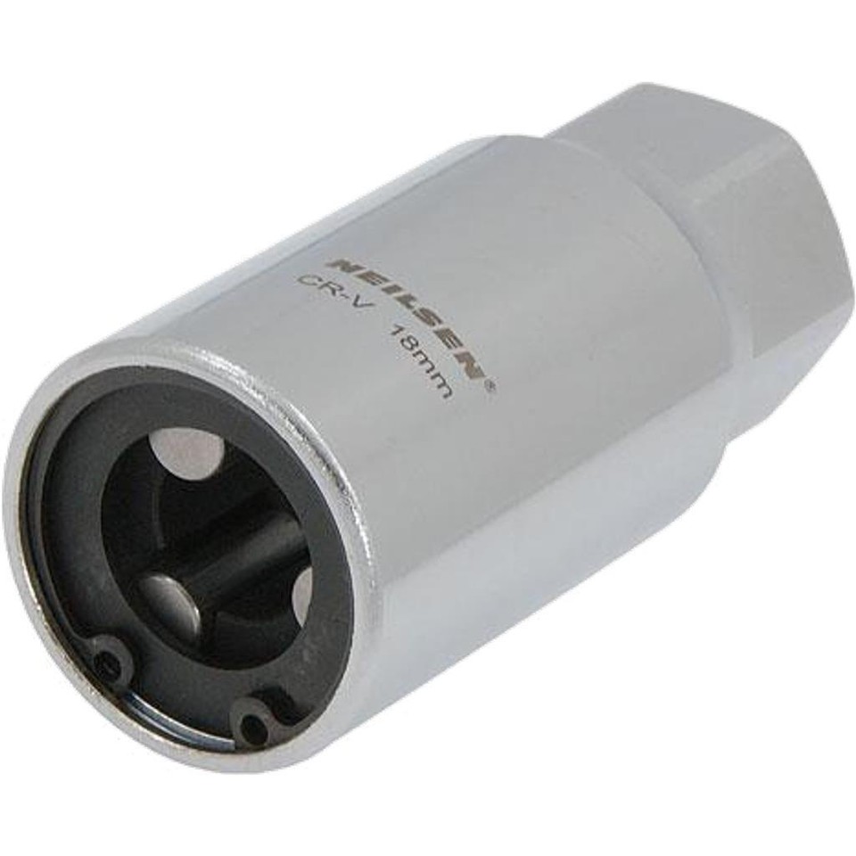 Neilsen 18mm Stud Extractor Remover Socket 3/4' Drive Broken Studs Tool ...
