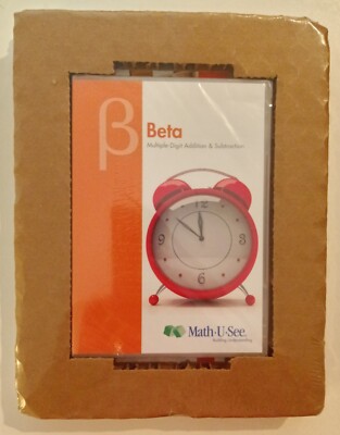 Math U See Beta NEW Instruction Manual DVD Set Homeschool Curriculum Pack NIP | eBay